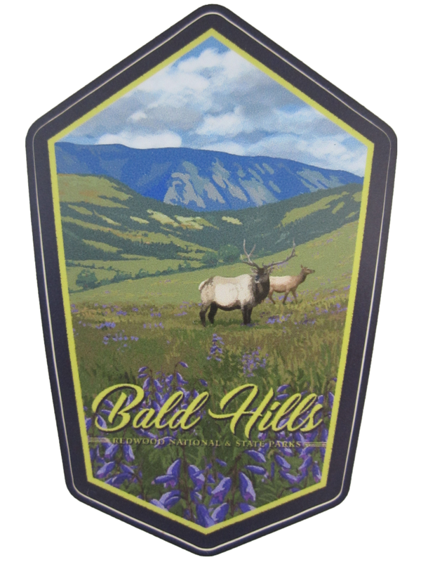 5" Large Bald Hills Sticker – Redwood Parks Conservancy
