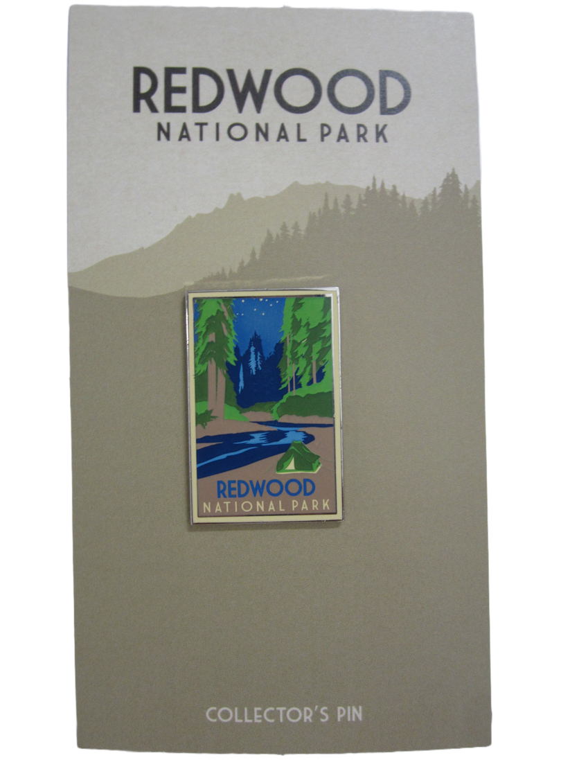 Redwood National Tent River Collector's Pin – Redwood Parks Conservancy